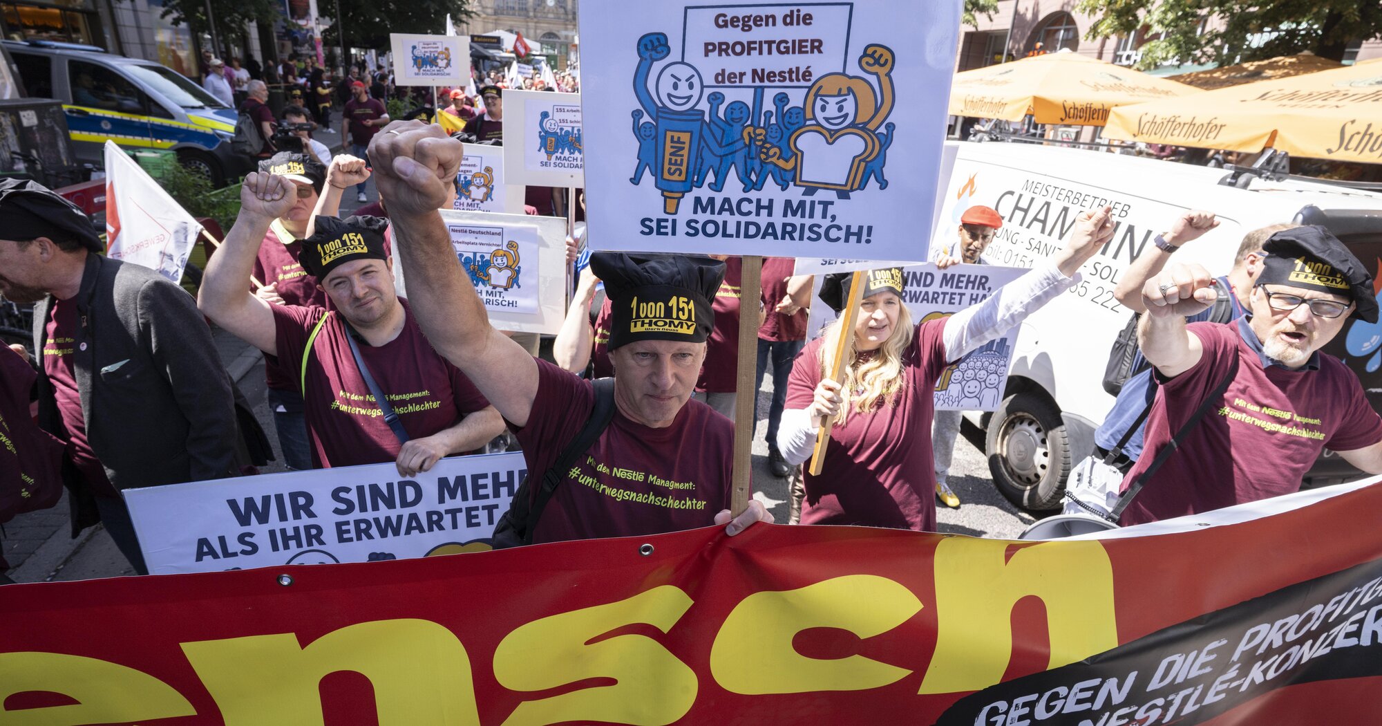 Protest vor Nestlé-Zentrale: NGG fordert Stopp der Werksschließungen in ...